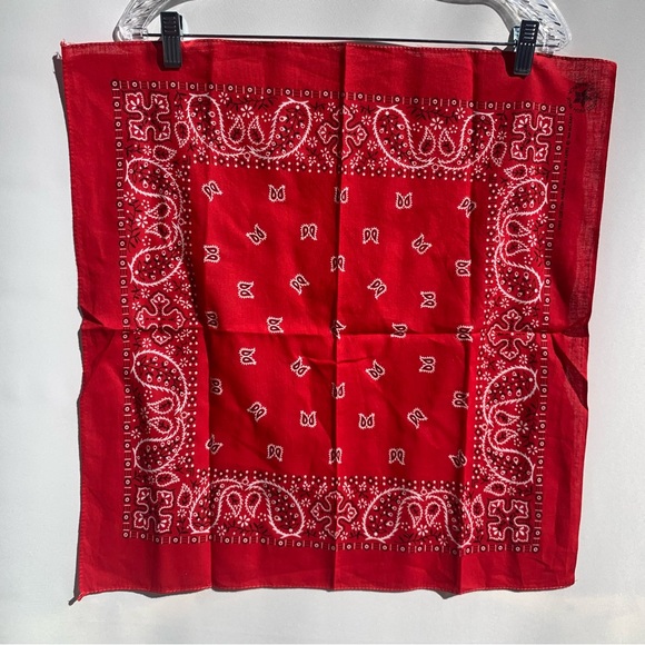 Wamcraft | Accessories | Vintage Wamcraft Red Cotton Bandana | Poshmark